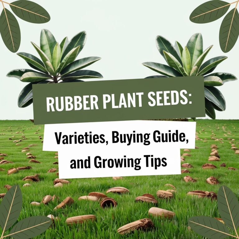 Rubber Plant Seeds: Varieties & Growing Guide